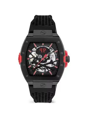 Philipp Plein Skeleton 44mm Watch - Black
