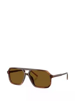 Dolce & Gabbana Pilot-frame Tortoiseshell Sunglasses