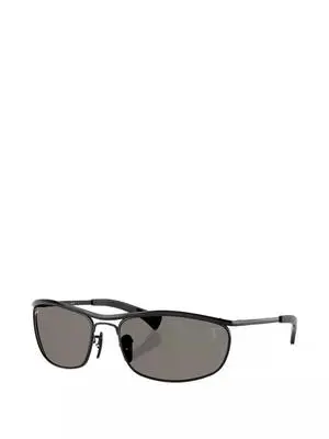 Ray-ban Rectangle-frame Sunglasses - Black