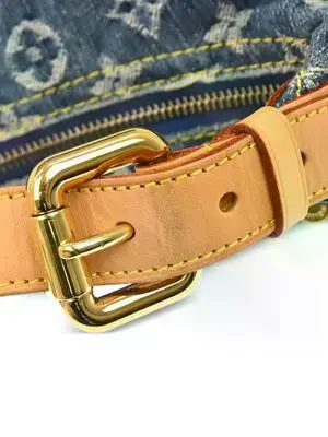LOUIS VUITTON Monogram Denim Baggy Shoulder Bag