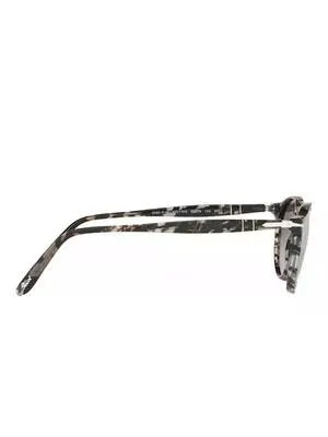 Persol Tortoiseshell Pattern Round Frame Sunglasses