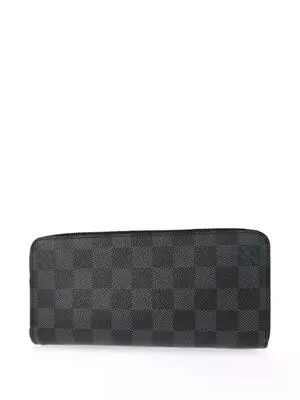 LOUIS VUITTON 2015 Damier Graphite Zippy Wallet - Black
