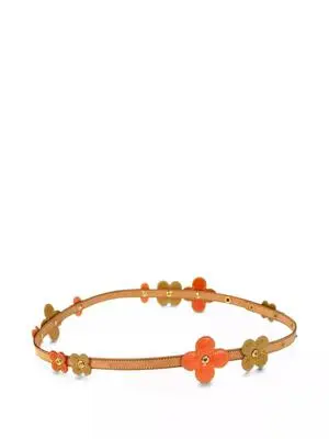 LOUIS VUITTON Lexington Flower-motif Belt