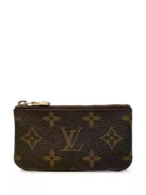 LOUIS VUITTON 2008 Monogram Key Pouch Coin Pouch - Brown