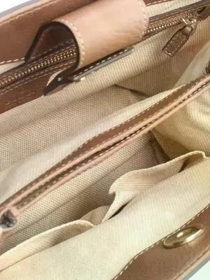 Gucci Flora Canvas Bamboo Diana Top Handle Tote Bag