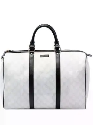 Gucci Gg Supreme Joy Boston Bag - White