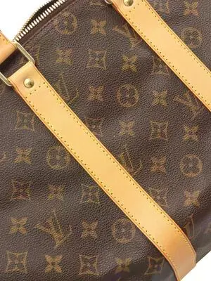 LOUIS VUITTON 2000 Monogram Keepall 45 Travel Bag - Brown