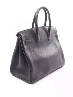 Hermès 1996 Ardennes Birkin Retourne 35 Handbag - Black