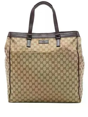 Gucci 2000-2015 Gg Canvas Tote Bag - Neutrals