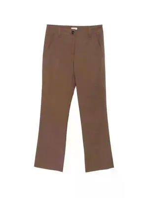 Brunello Cucinelli Belt-loops Trousers - Brown