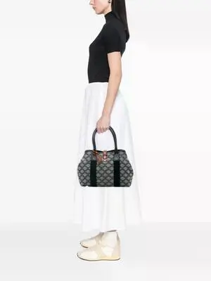 Celine 2010 Macadam Canvas Tote Bag
