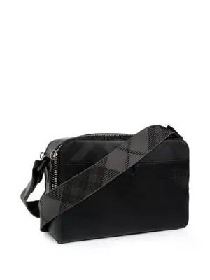 Burberry Check-pattern Messenger Bag