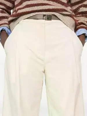 Brunello Cucinelli Pleated Wide-leg Trousers