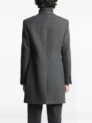 FAY Herringbone-pattern Double Coat