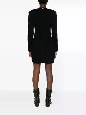 TWINSET Cable-knit Button-front Mini Dress