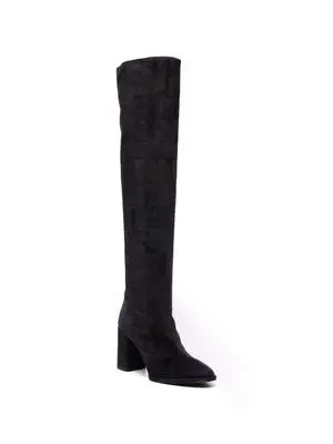 LE SILLA Round-toe Knee-high Boots - Blue