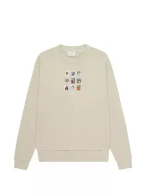 LES DEUX Graphic Print Crewneck Sweatshirt