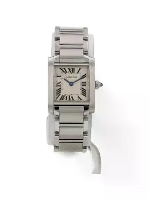 Cartier 2000s Tank Française 25mm Watch - Neutrals
