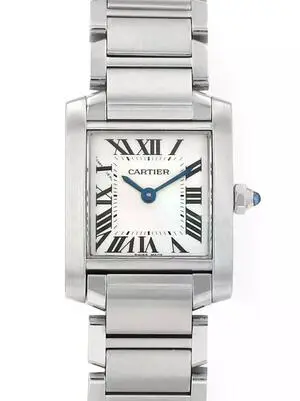 Cartier 25mm Tank Française Watch - Neutrals