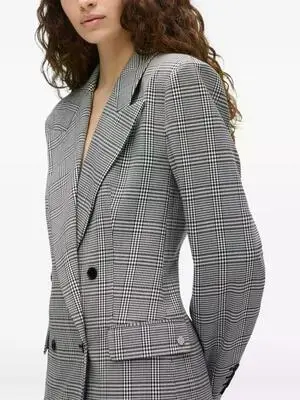 Karl Lagerfeld Structured Checked Blazer