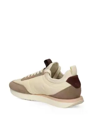 Calvin Klein Suede-panelled Logo-embroidered Runner Sneakers