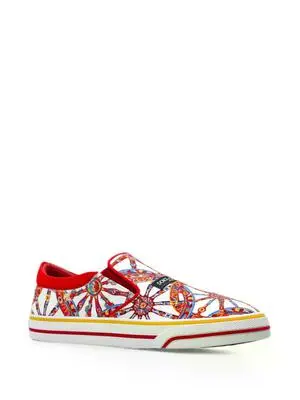 Dolce & Gabbana Carretto-print Dg Sailing Sneakers