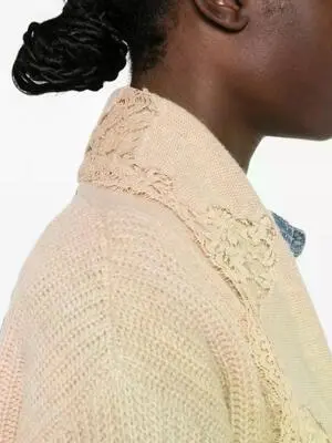 ERMANNO FIRENZE Lace-trim Cardigan