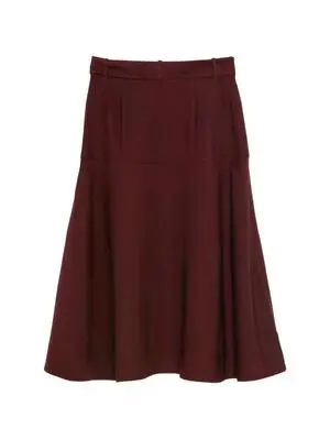 Zimmermann Belted Button-front Midi Skirt