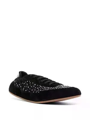 Rene Caovilla Florence Crystal-embellished Sneakers