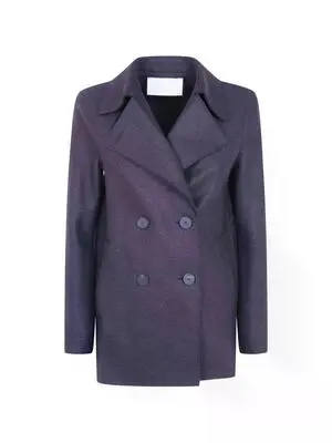 Harris Wharf London Double-breasted Coat - Red