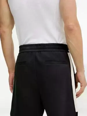 Armani Exchange Logo-patch Side-stripe Shorts