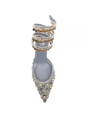 Rene Caovilla 100mm Christy Crystal-embellished Pumps