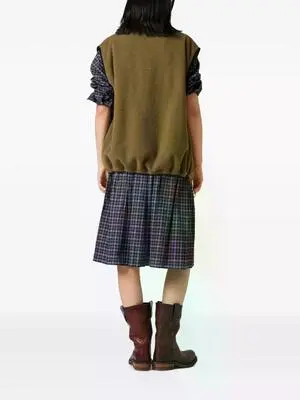 Miu Miu Fleece Zipper Vest