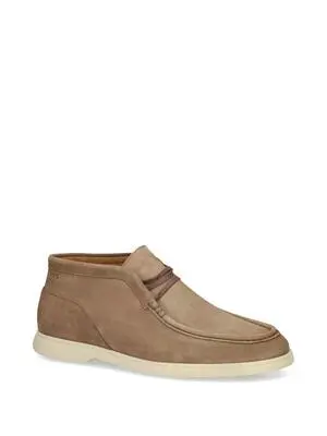BOSS Suede Desert Boots With Stitching Details