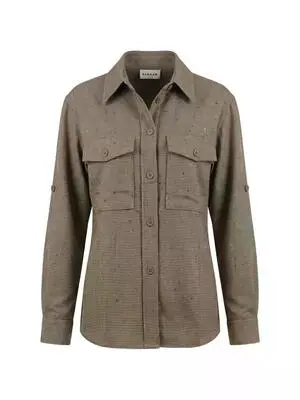 P.a.r.o.s.h Houndstooth-pattern Shirt