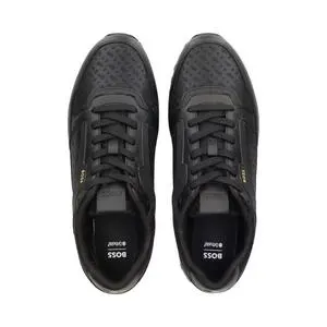 BOSS Logo-print Panelled Sneakers