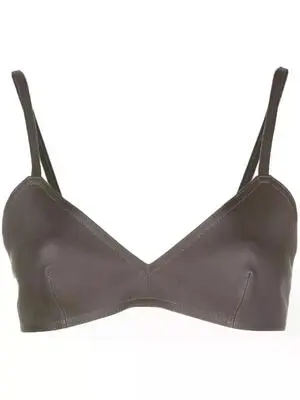 THE MANNEI Sierra Leather Bralette