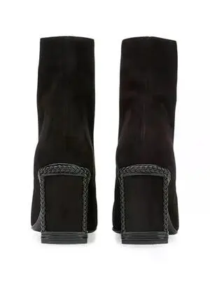 FERRAGAMO Lace-up Braided Ankle Boots