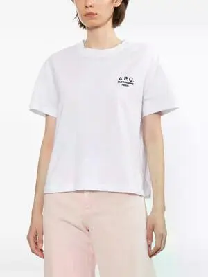 A.p.c. Logo-embroidered T-shirt