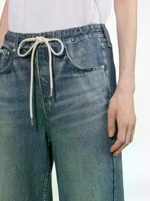 Rag & Bone Miramar Terry Drwcrd Wide-leg Track Pants