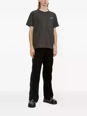 Toga Graphic-print Chest-pocket T-shirt