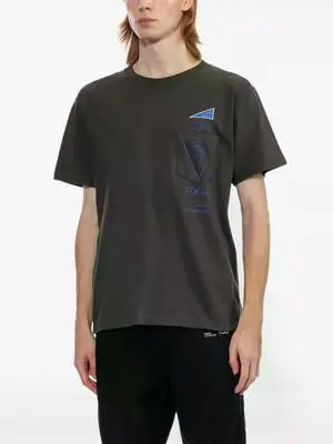 Toga Graphic-print Chest-pocket T-shirt