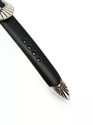Toga Western-buckle Leather Bangle