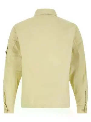 C.P. COMPANY Organic Gabardine Lens Flap Zip Overshirt