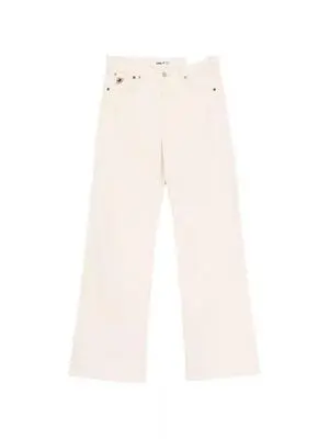 LOIS Lindsay Logo-patch Wide-leg Trousers