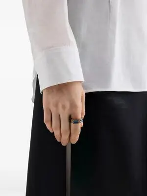 JIL SANDER Crystal-embellished Handcrafted Ring