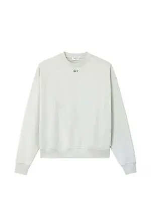 Off-White Logo-print Sweater - Green