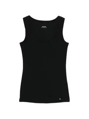 MARCCAIN Scoop-neck Top - Black