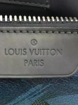 LOUIS VUITTON Damier Cobalt Camouflage Hunter Crossbody Bag