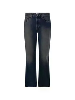 GOLDEN GOOSE Faded Straight-leg Jeans - Blue